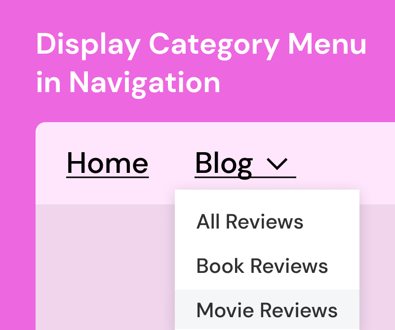Show Categories in Navigation for Store/Blog/Portfolio - Updates ...