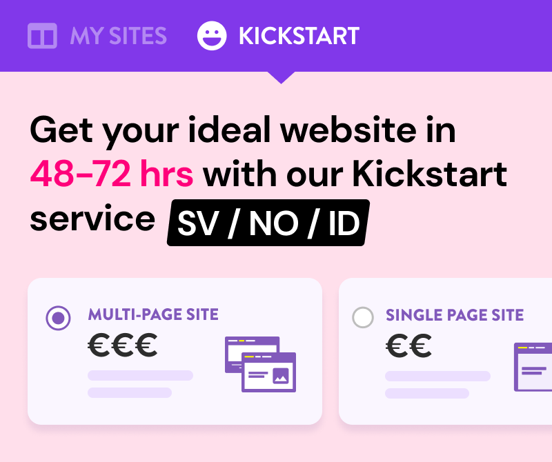 Get your ideal website in 48-72 hrs with our Kickstart service ...