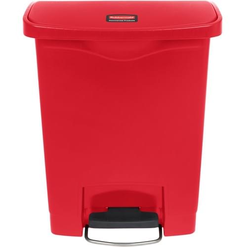 6143 - 8 GAL Red Step-on Container