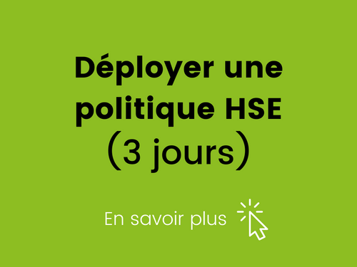 Mener une politique HSE