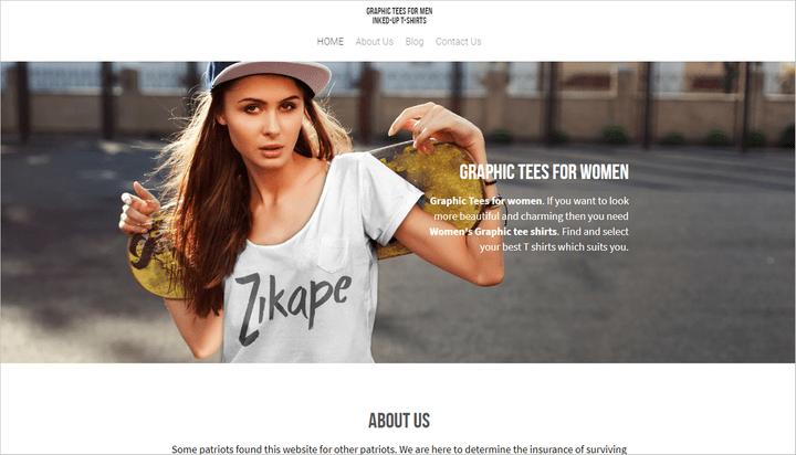 6 Best T Shirt Website Template - Strikingly