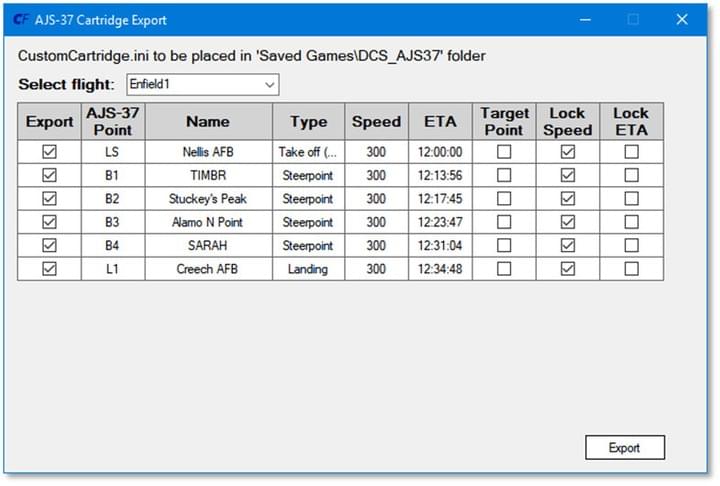 CombatFlite -- Flight planning tool