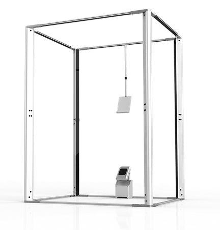 3D body scanner for virtual body measurement