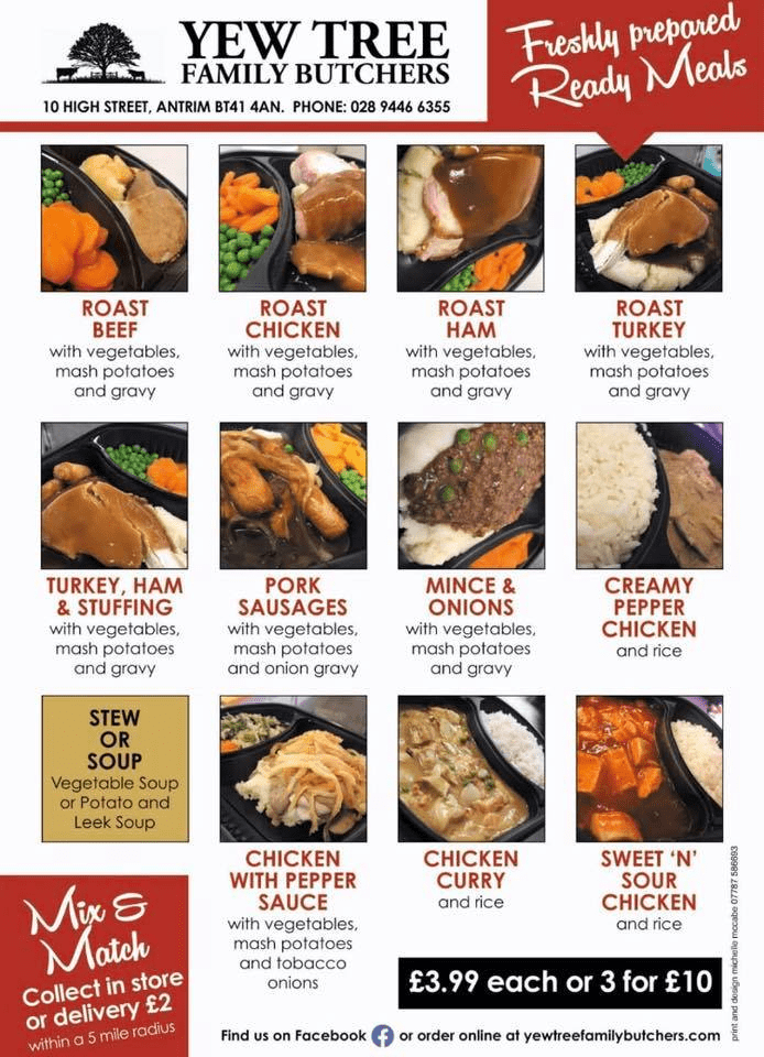 MEAT PARCELS - Yew Tree Family Butchers