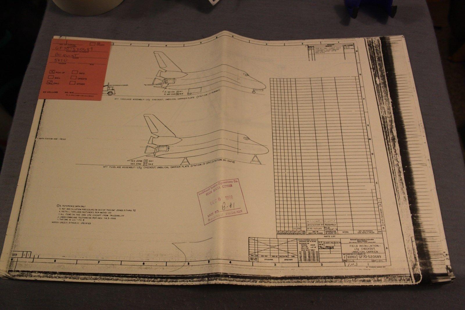 Nasa Space Shuttle Blueprints