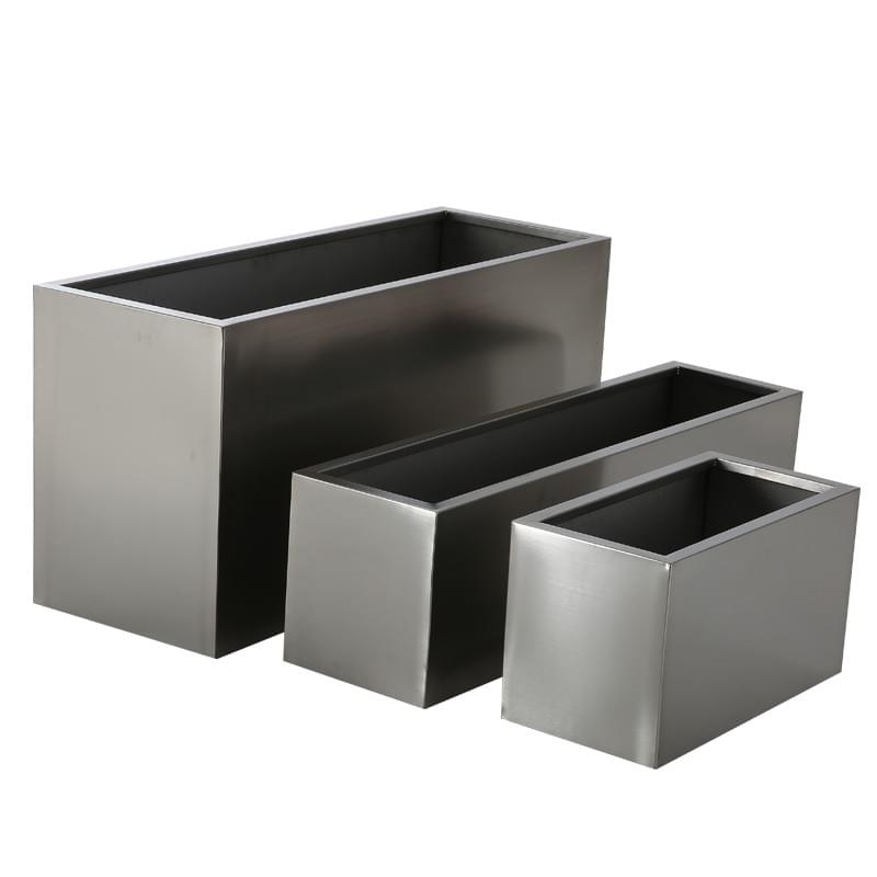 stainless steeel planter