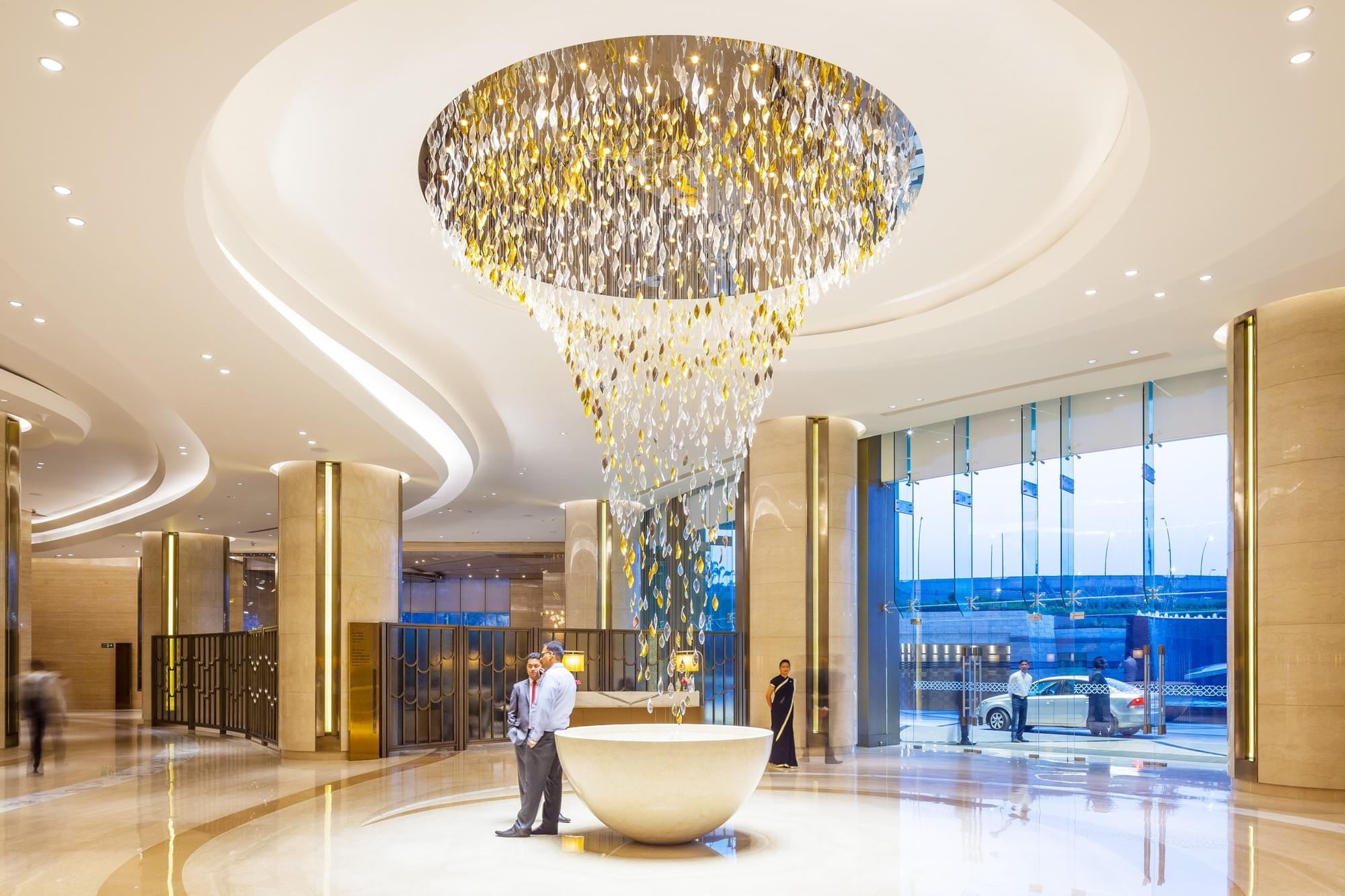 Hotel lobby Modern Art Glass Chandelier Lighting