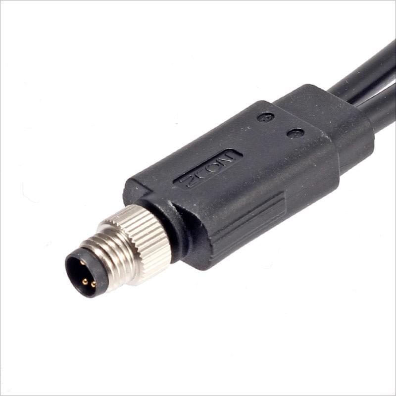 M8 Cable Connector | A B D Coded | Straight Right Angled | 3 4 6 8 Pin ...
