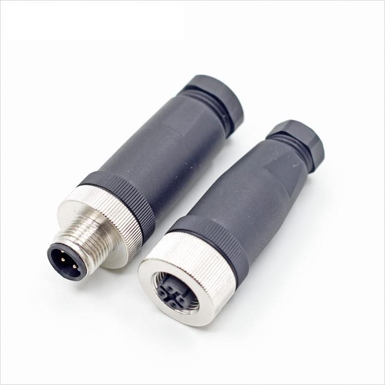 M12 Field Wireable Connector - CAZN-M12 M8 M16 M23 7/8 USB RJ45 ...