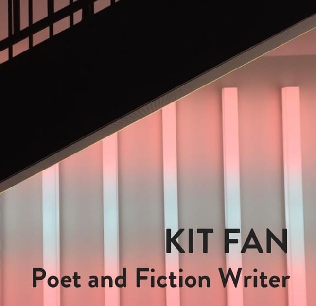 Kit Fan - award-winning Hong Kong-born poet, novelist and critic