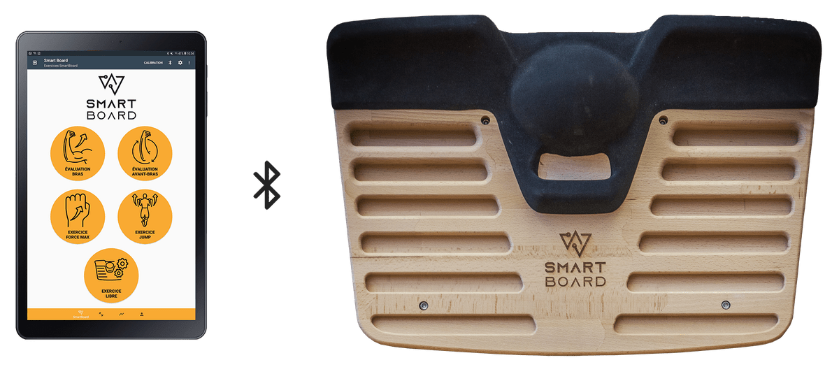 SmartBoard Climbing - Connected hangboard for climbing training