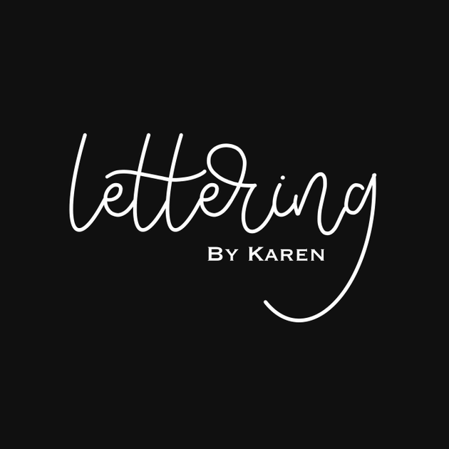 Lettering by Karen