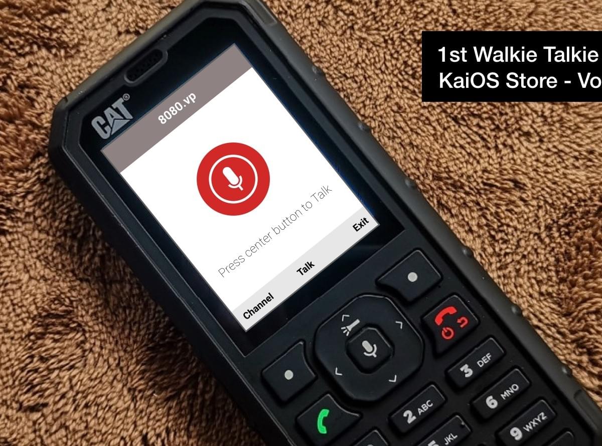 Walkie Talkie App now on KaiOS