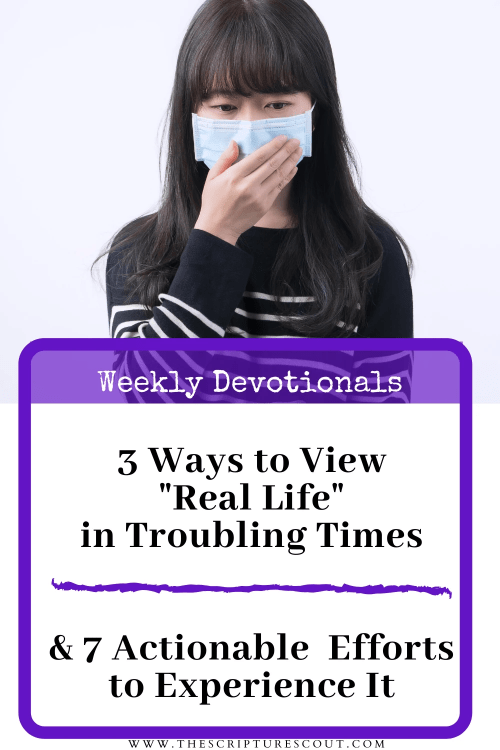3 Ways to View "Real Life" in Troubling Times & 7 Actionable Efforts to ...