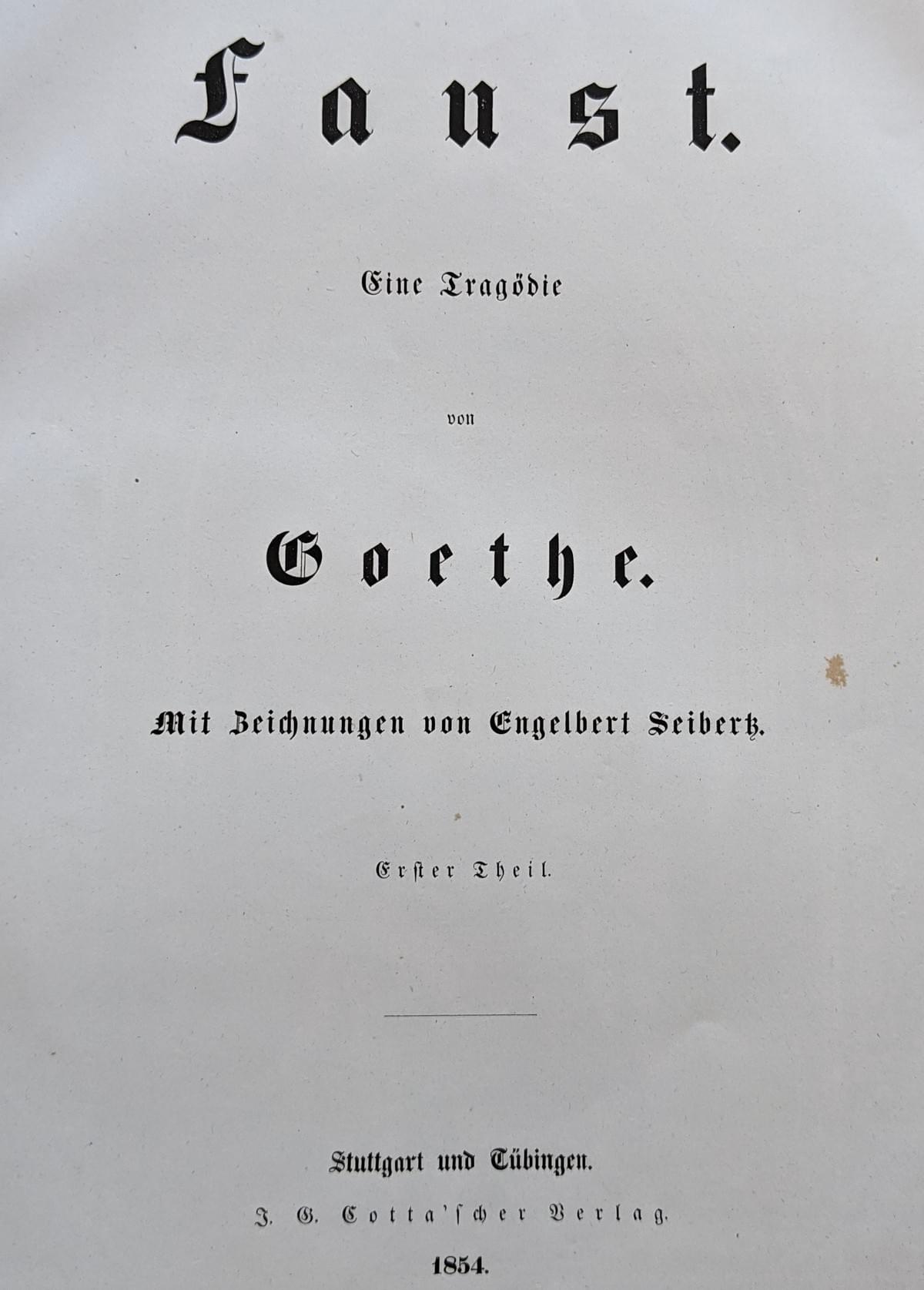 Faust - Fine Book Collecting Faust Goethe Illustrated Books Engravings