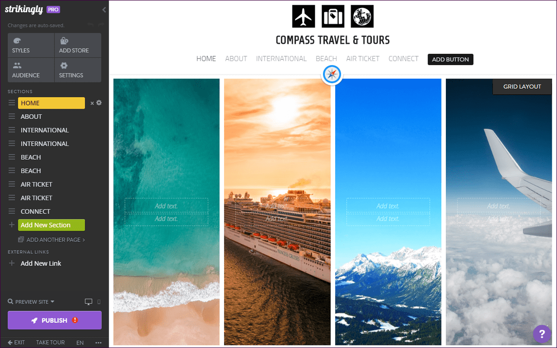 Strikingly：Easy & Free Website Editor