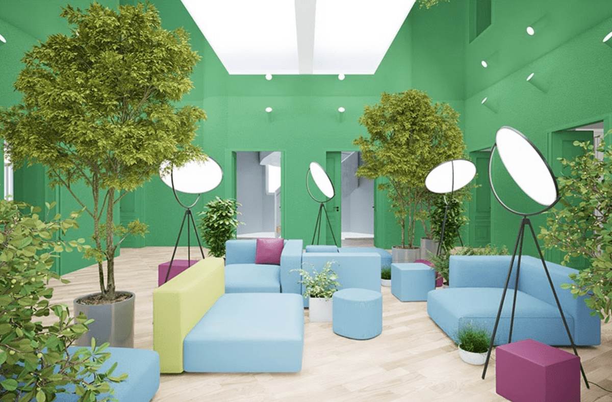 New Agile Office for a Dynamic Company - work space des...