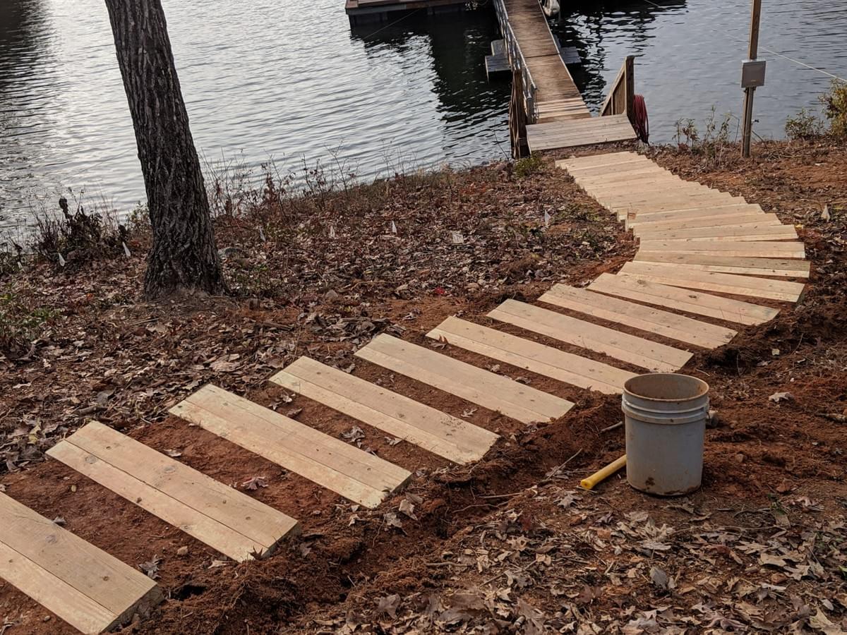 Dock Steps Lake Lanier