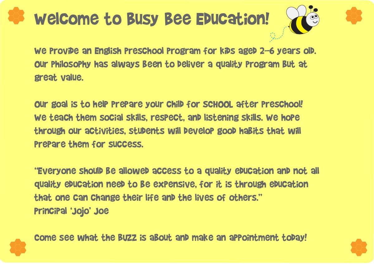 Busy Bee Education