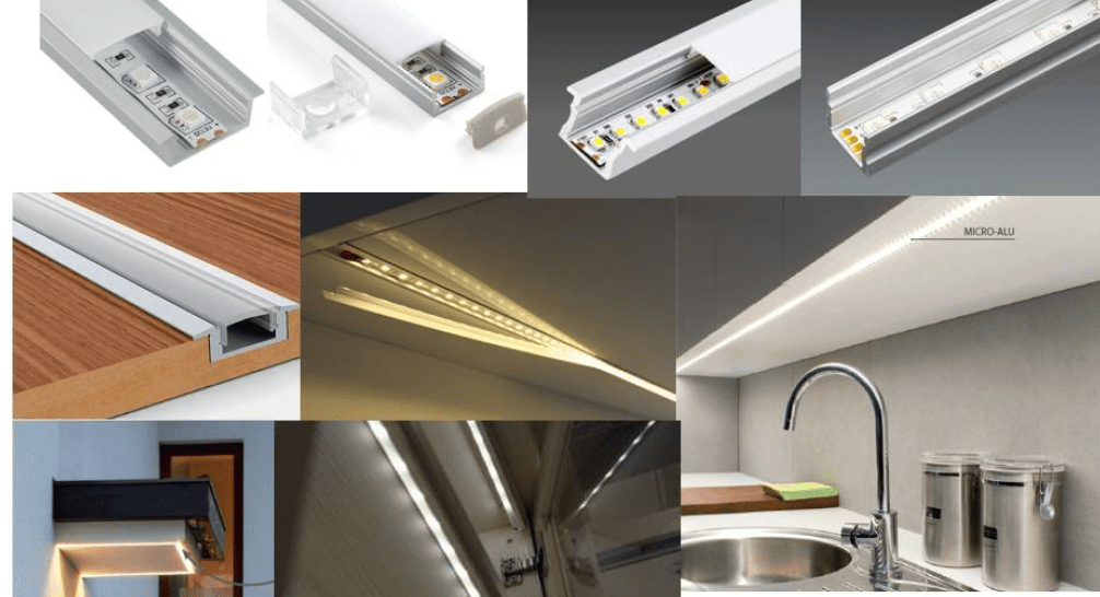 LED aluminum profiles application
