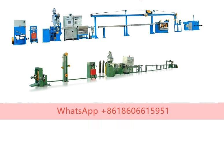 What are the types and applications of cable and wire extrusion line?