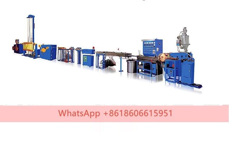 What are the types and applications of cable and wire extrusion line?