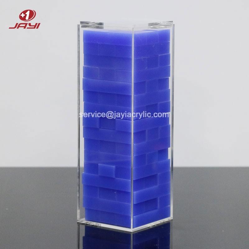 Acrylic jenga classic game