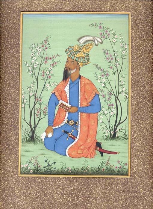 Get Miniature Painting of Babur - Founder of the Mughal...