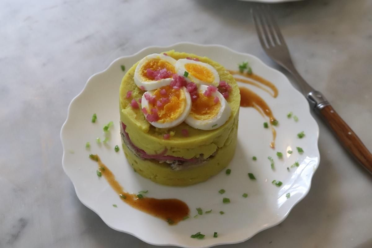 Peruvian Causa - Eggs and Fish Gluten-Free