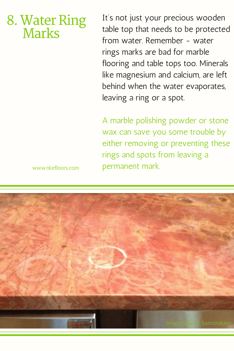 10 Signs: Your Marble Floors need Care