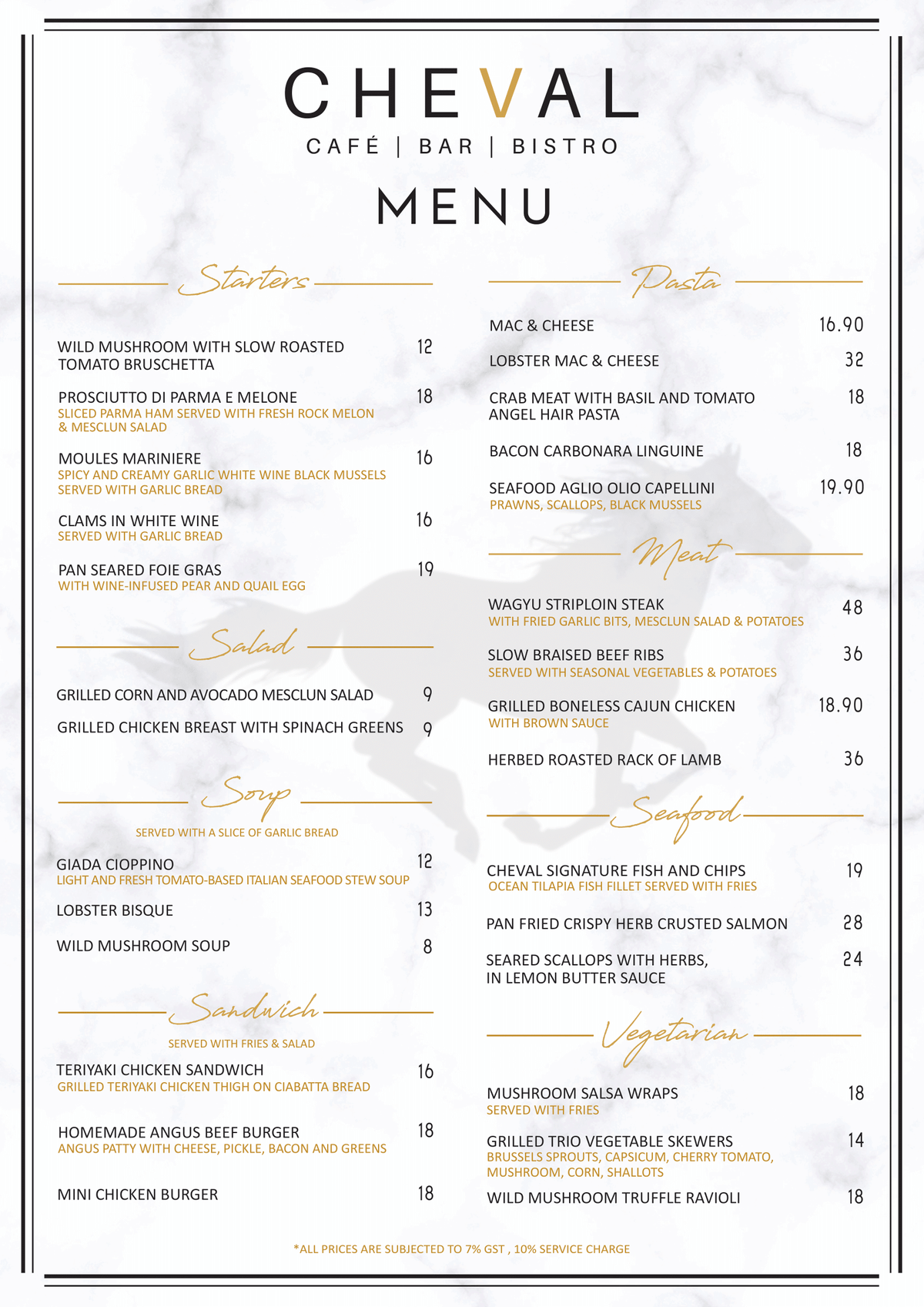 Cheval Cafe Bar Bistro