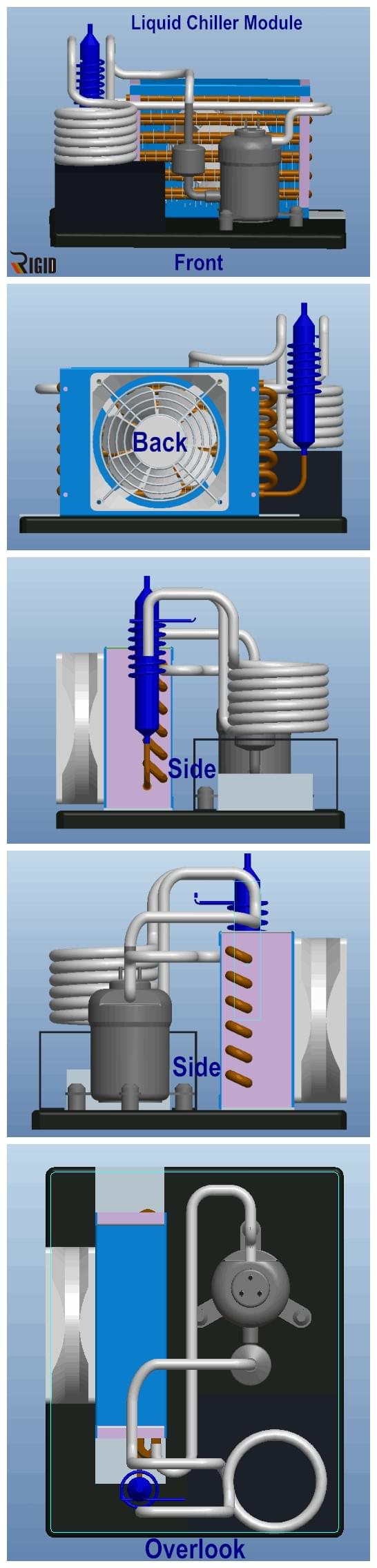Miniature Liquid Chiller Module - Liquid Chiller Modul Medical Cooling ...