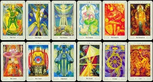 The Tarot of Eli- Major Arcana: Thoth Tarot- ATU 8-Adjustment & Tarot ...