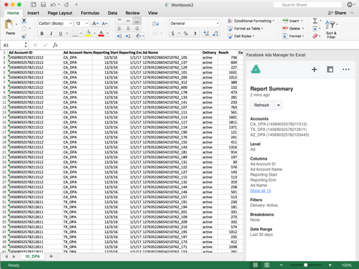 Meet Facebook Ads Manager for Excel – Aitarget University