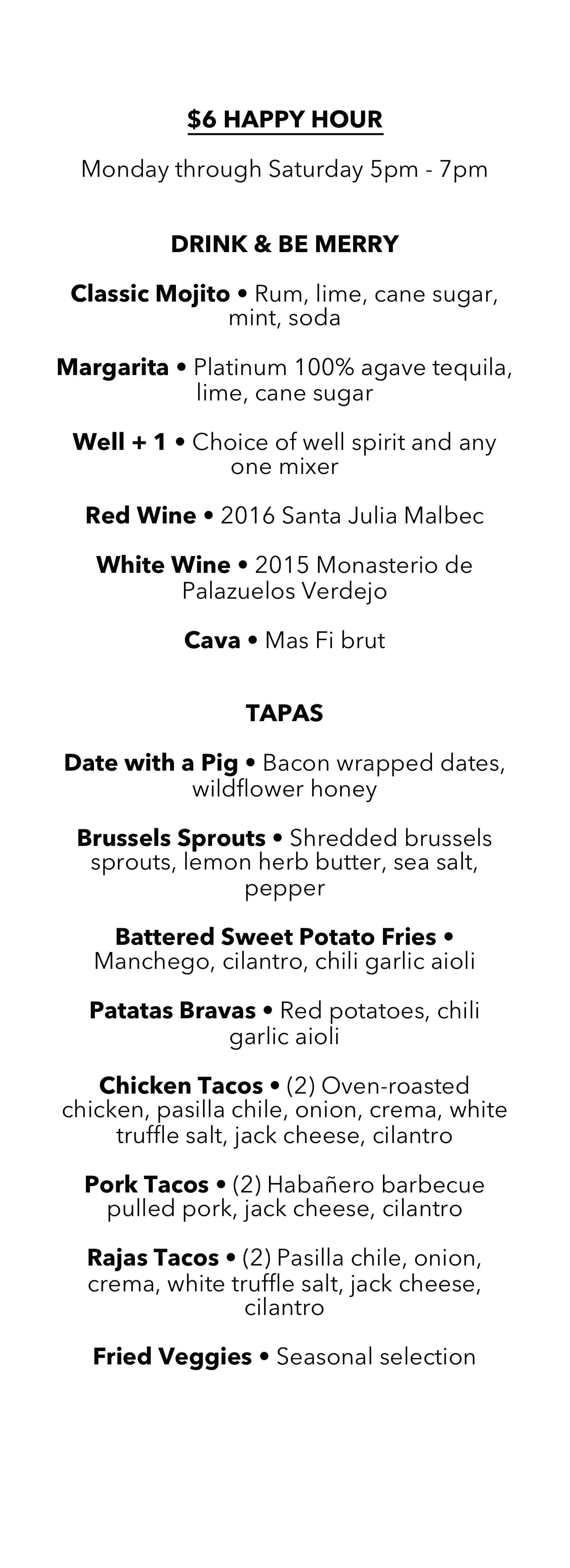 milk & honey tapas