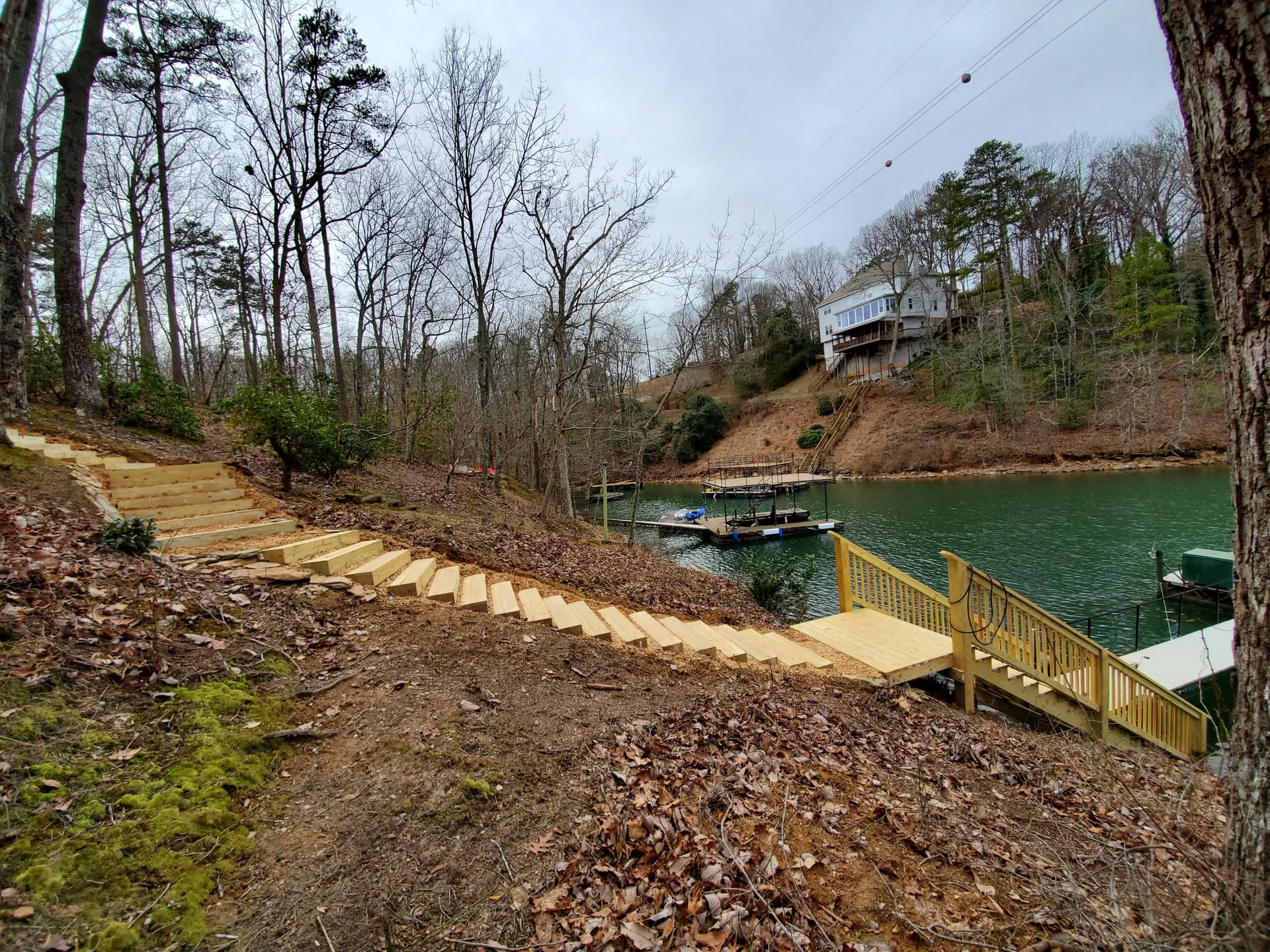 Dock Steps Lake Lanier