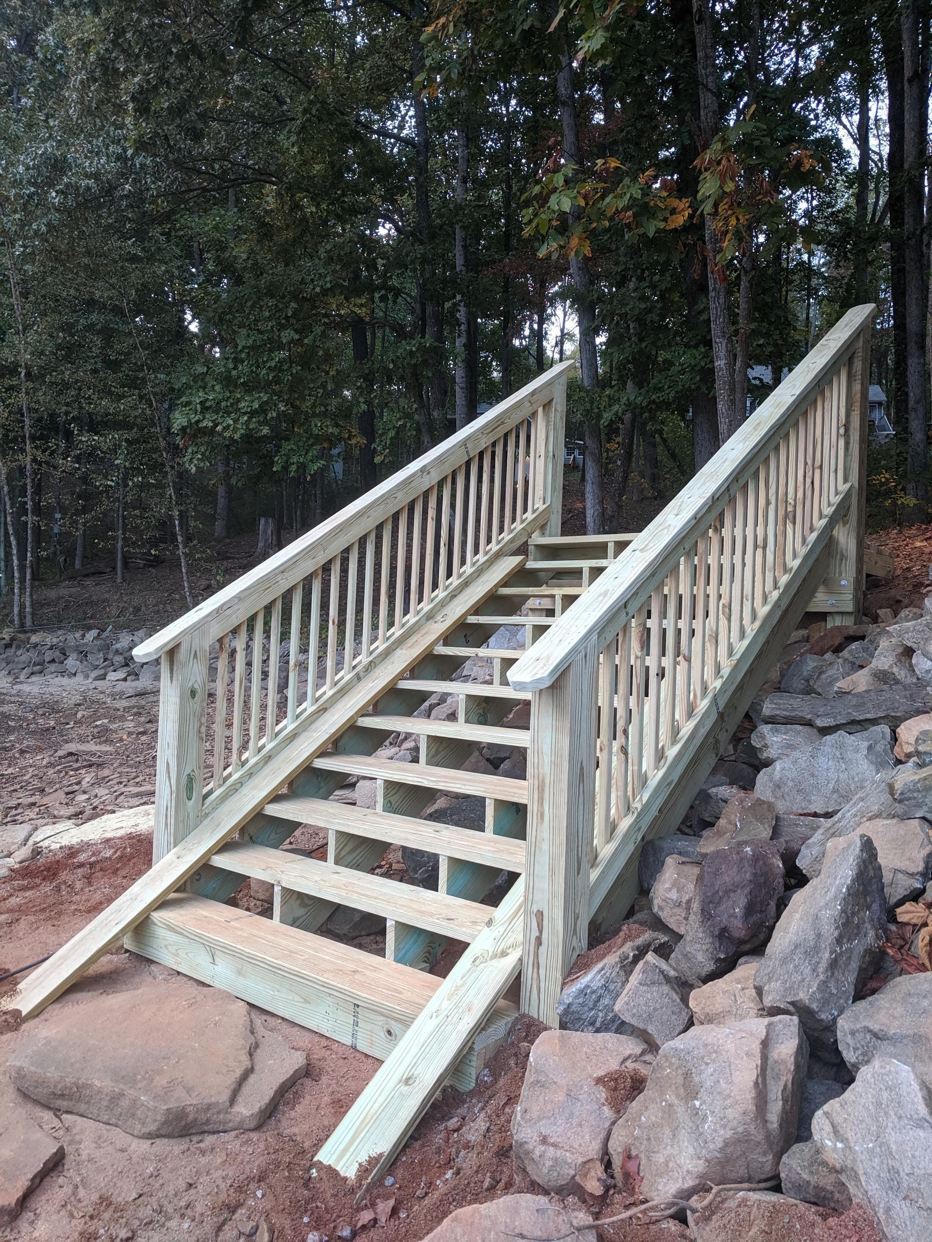 Dock Steps Lake Lanier