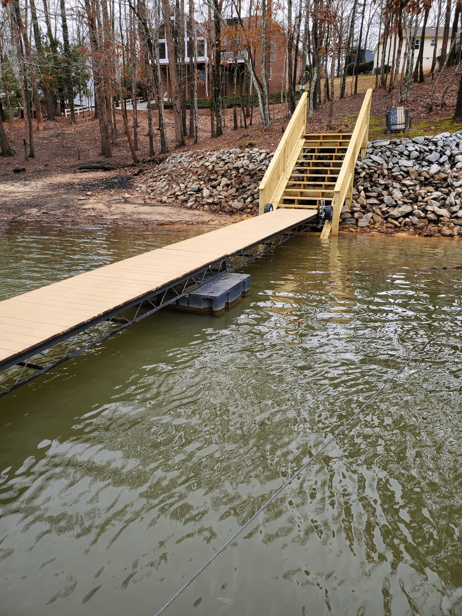 Dock Steps Lake Lanier