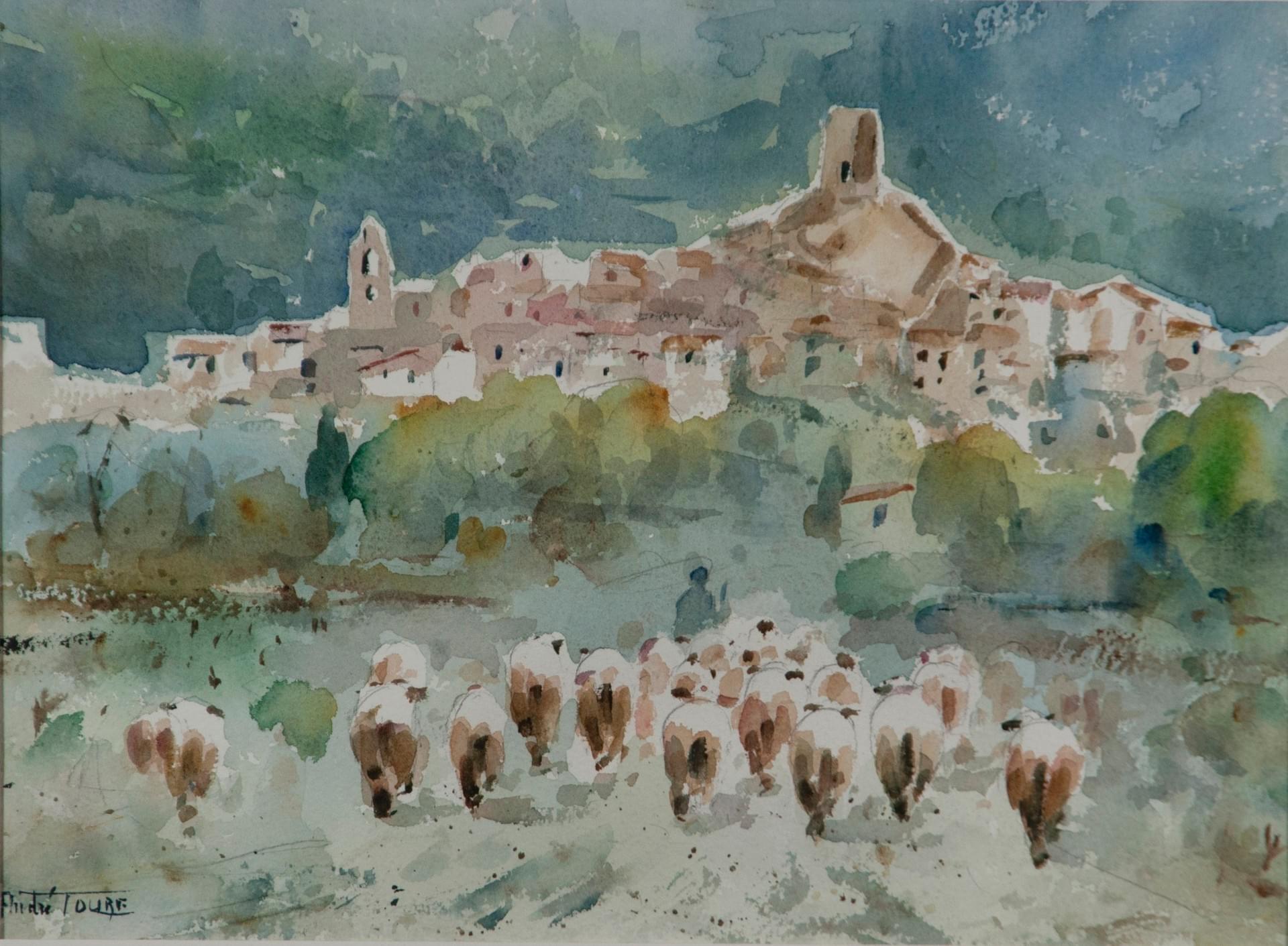 Andre TOURE, artiste peintre en pays Catalan