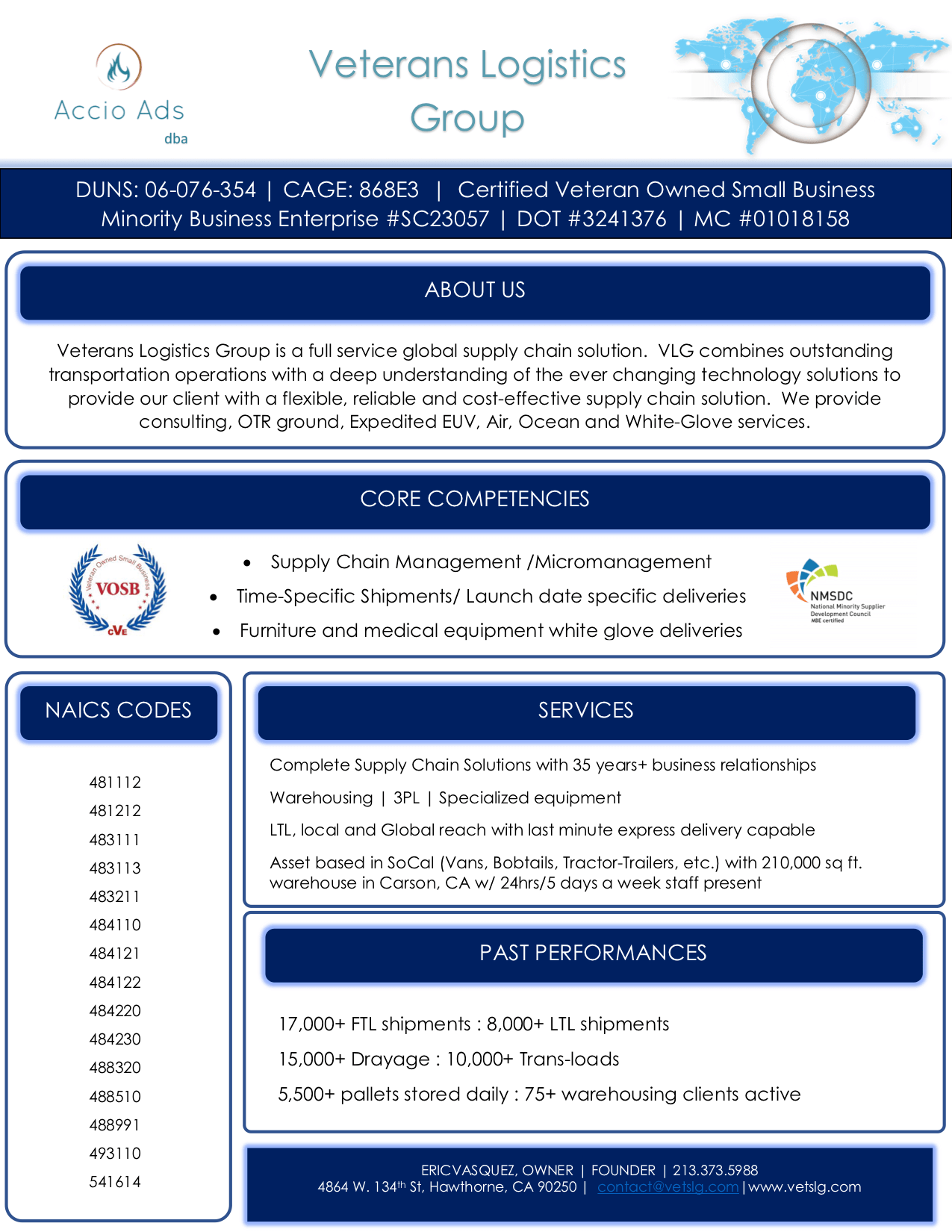 Veterans Logistics Group