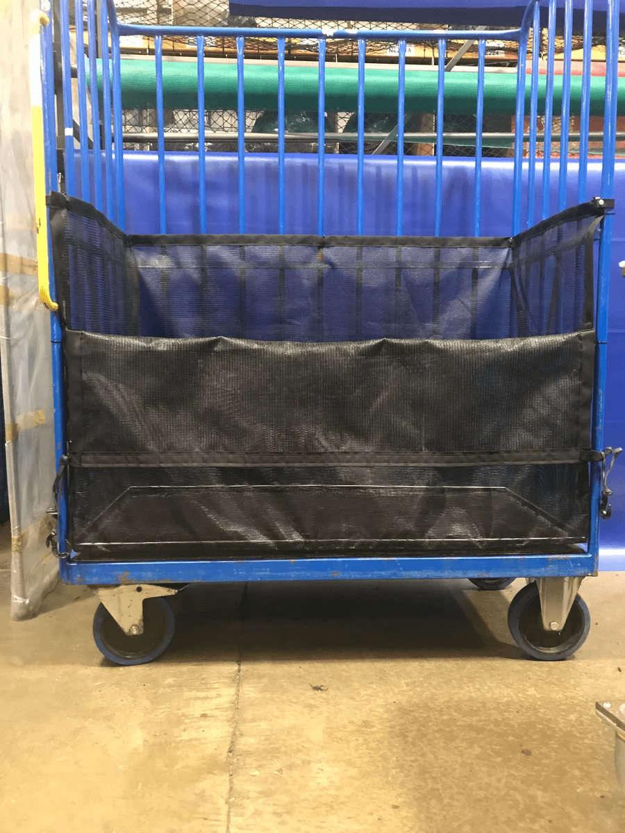 Roll Cage Trolley Container Nets | Trolley Storage Nets | Cage Trolley ...