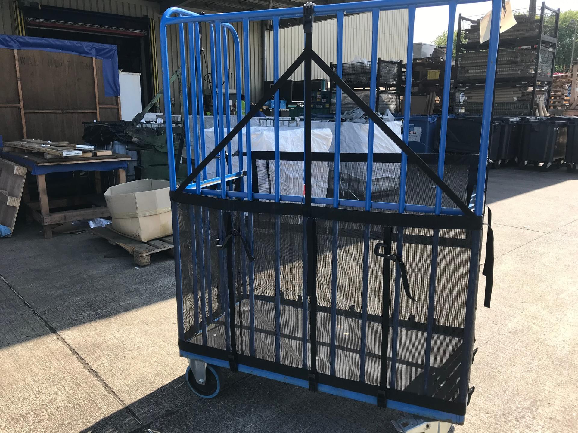 Roll Cage Trolley Container Nets | Trolley Storage Nets | Cage Trolley ...
