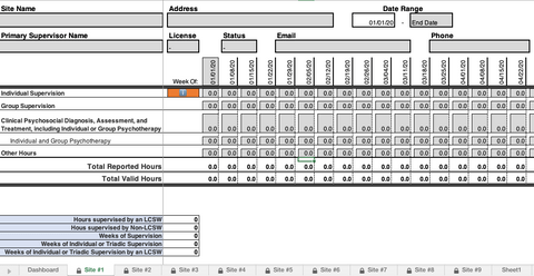 OurTrakr - California LCSW Hour Tracker