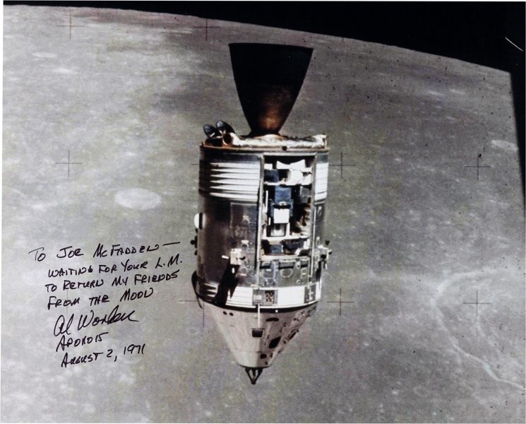 Signed & Autograph - Space Collectibles, artifacts and memorabilia