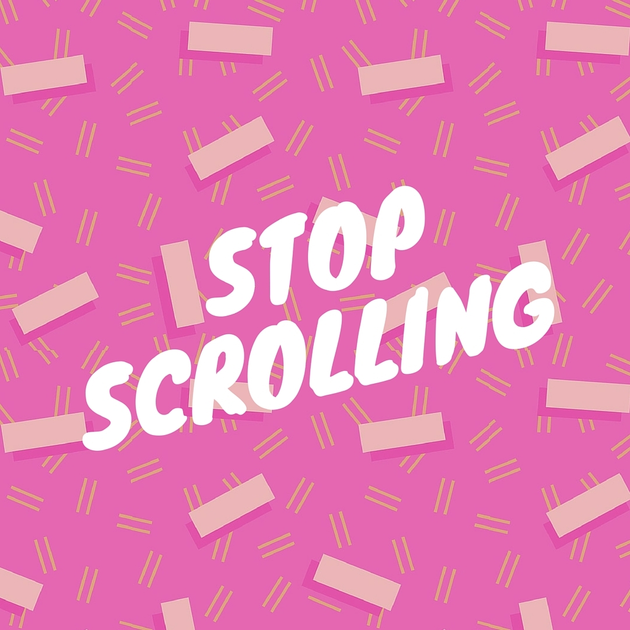 #StopScrolling Challenge on Strikingly